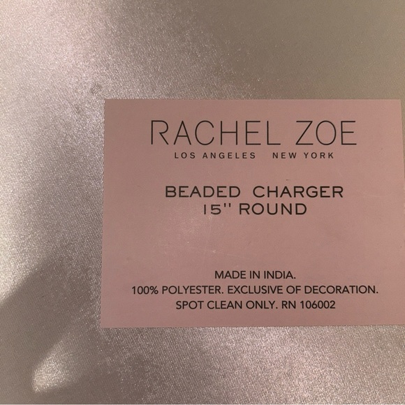 Rachel Zoe | Dining | New Set Of 2 Rachel Zoe Easter Floral Bunny ...